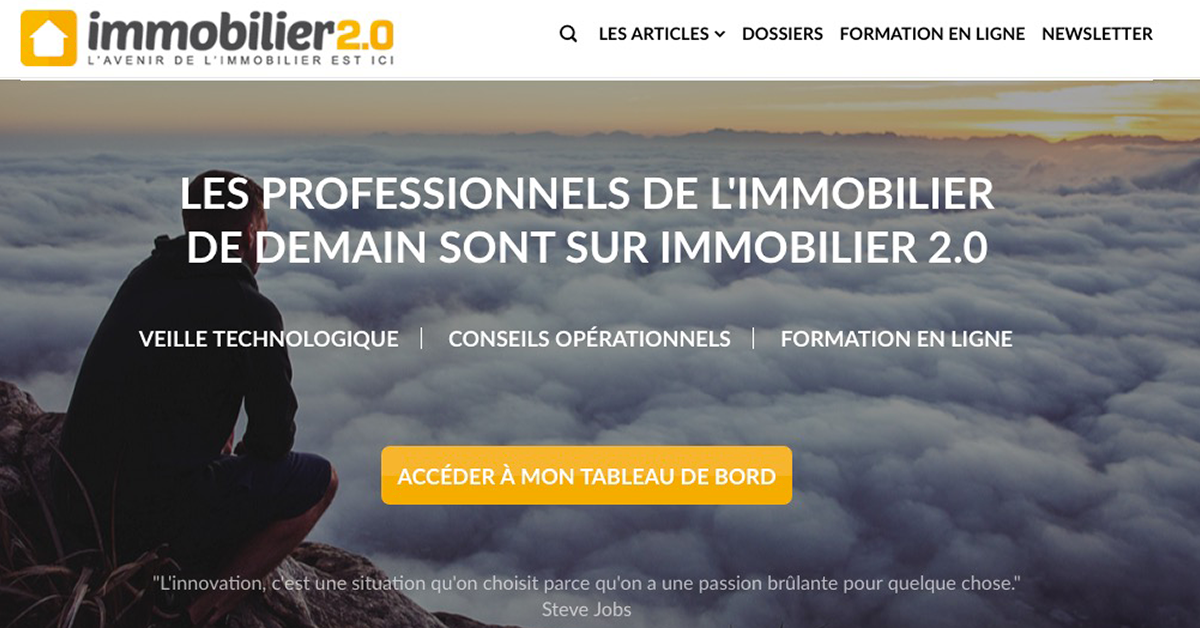 Immobilier 2.0 : Veille et formation pour les leaders de l'immobilier