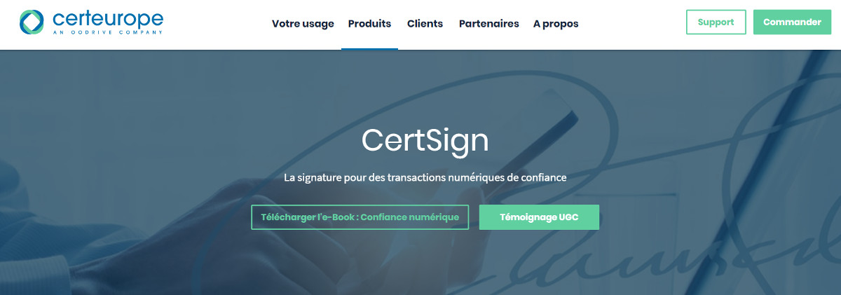 CertSign : Signature électronique - La Réserve d'Immo 2